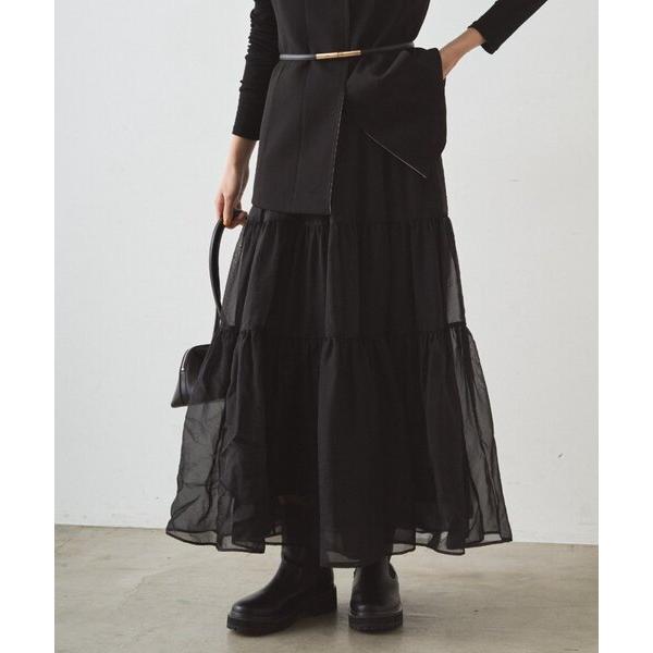 『セール実施中』ZOZO問い合わせ番号:101233948ショップ:LOUNGEDRESS，ラウンジドレスブランド:LOUNGEDRESS，ラウンジドレス商品名:オーガンジーティアードスカートカテゴリ:スカート>スカートブランド品番:...