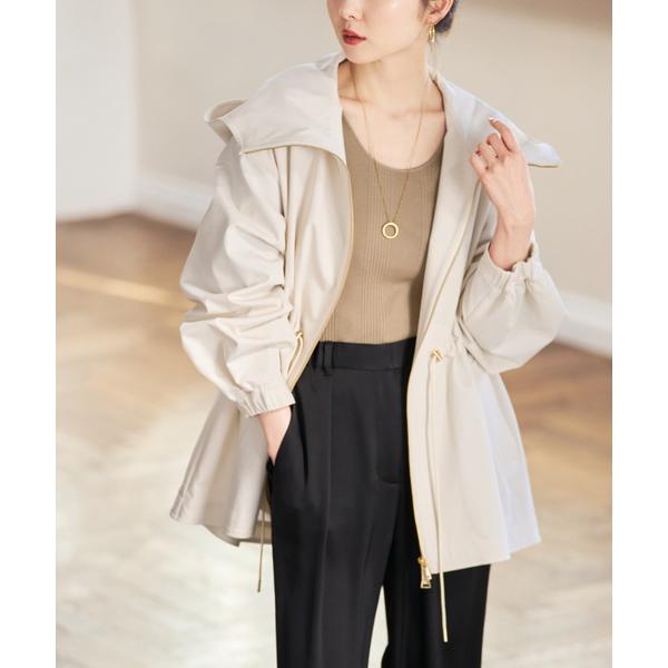 ZOZO問い合わせ番号:101234044ショップ:Spick &amp; Span，スピック アンド スパンブランド:NOBLE，ノーブル商品名:ハイツイストダブルクロスマウンテンパーカーカテゴリ:ジャケット/アウター>マウンテンパ...