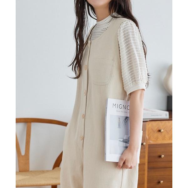 『タイムセール実施中』参考価格：4，489円発売時期：2023年06月コンディション：C（やや使用感あり）使用感があり、やや気になる傷や汚れがあるアイテム後身頃：色移り参考商品名：ロールアップデニムオールインワン参考品番：E3282【商品に...