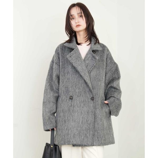 『タイムセール実施中』ZOZO問い合わせ番号:101245616ショップ:Bonjour Sagan，ボンジュールサガンブランド:Bulue.，ブルー商品名:【Bulue.】シャギーミドルコートカテゴリ:ジャケット/アウター>その他ア...