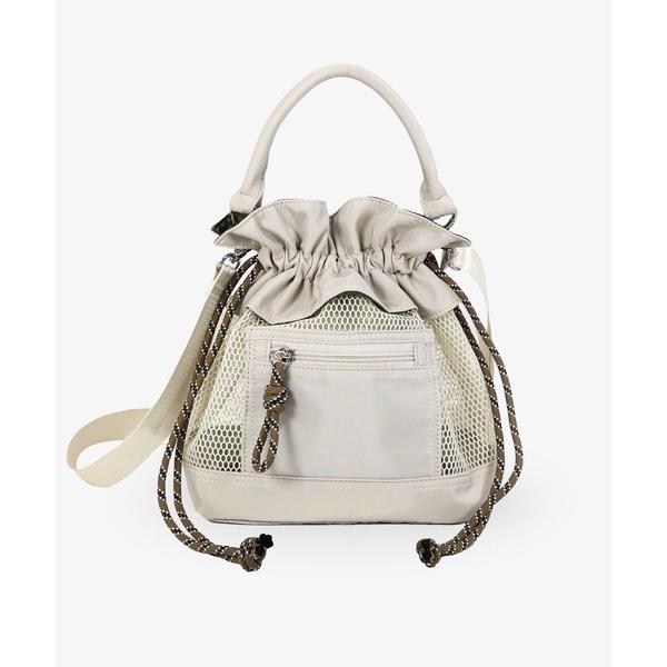 ZOZO問い合わせ番号:101264391ショップ:TRYSIL，トライシルブランド:COLDE ，コルデ商品名:メッシュフリル巾着2wayバッグ【詳細動画あり】カテゴリ:バッグ>ショルダーバッグブランド品番:3261-540-1素材...