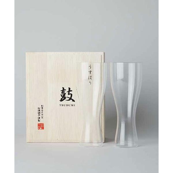 ZOZO問い合わせ番号:101274628ショップ:TODAY'S SPECIAL，トゥデイズスペシャルブランド:TODAY'S SPECIAL，トゥデイズスペシャル商品名:【松徳硝子】うすはり 鼓 ビールグラス（ピルスナー）セット/347...