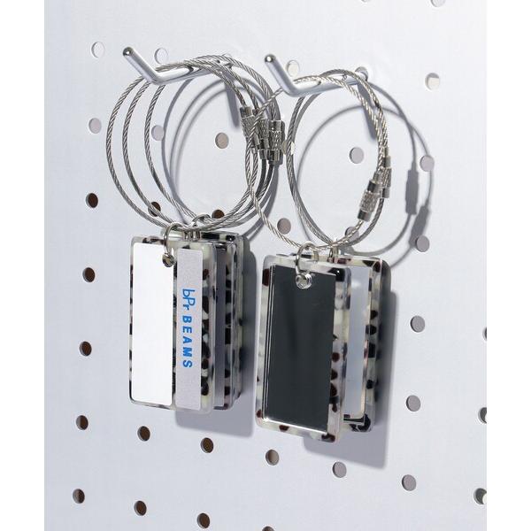 ZOZO問い合わせ番号:101274766ショップ:BEAMS MEN，ビームス メンブランド:bpr BEAMS，ビーピーアール ビームス 商品名:ミラー付き ネームプレート キーホルダーカテゴリ:財布/小物>キーホルダーブランド品...