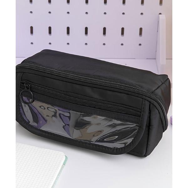 『セール実施中』ZOZO問い合わせ番号:101275226ショップ:Teem Store，チームストアブランド:pyornim，ピョルニム商品名:【26年春夏新作】クリアポケット大容量ペンケース ポーチカテゴリ:財布/小物>ポーチブラ...