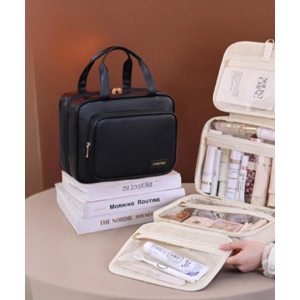 『タイムセール実施中』ZOZO問い合わせ番号:101275239ショップ:Teem Store，チームストアブランド:pyornim，ピョルニム商品名:【26年春夏新作】大容量吊り下げ式トラベルメイクバニティポーチカテゴリ:財布/小物&gt...