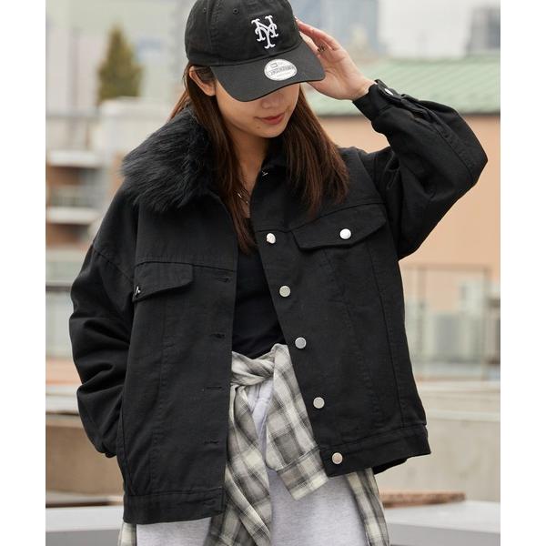 『セール実施中』ZOZO問い合わせ番号:101275296ショップ:ROOP TOKYO，ループトーキョーブランド:Chick，チック，ROOPTOKYO，ループトウキョウ商品名:Faux Fur Trim 2nd Denim Jacket...