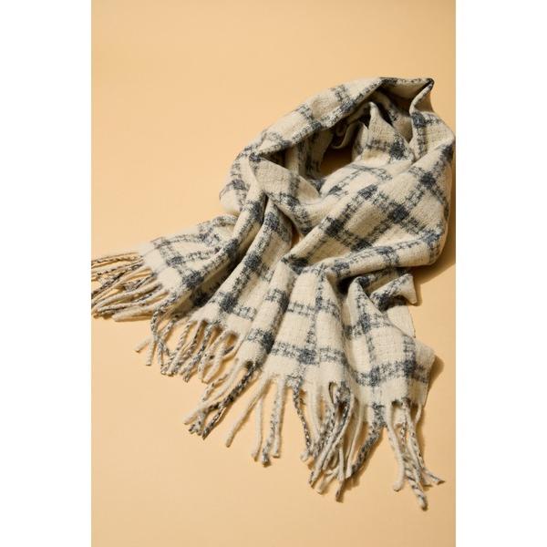 『タイムセール実施中』ZOZO問い合わせ番号:101284862ショップ:ottilie，オティーリエブランド:ottilie，オティーリエ商品名:チェック格子柄　ストール　MIDO-2411　QLIカテゴリ:ファッション雑貨>マフラ...