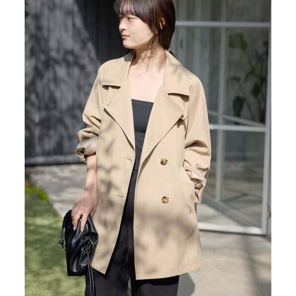 ZOZO問い合わせ番号:101285474ショップ:IENA，イエナブランド:SLOBE IENA，スローブイエナ商品名:《セットアップ対応可》撥水ミドルトレンチコートカテゴリ:ジャケット/アウター>トレンチコートブランド品番:260...