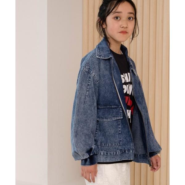 ZOZO問い合わせ番号:101285812ショップ:MAKE YOUR DAY，メイクユアデイブランド:MAKE YOUR DAY，メイクユアデイ商品名:ジップアップデニムブルゾン■150.160cmカテゴリ:ジャケット/アウター>デ...