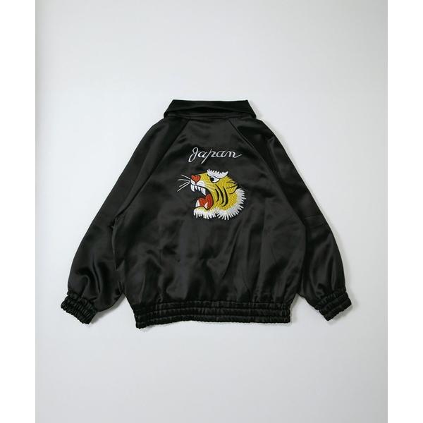 ZOZO問い合わせ番号:101285814ショップ:MAKE YOUR DAY，メイクユアデイブランド:MAKE YOUR DAY，メイクユアデイ商品名:JAPANトラ柄刺繍スカジャン■150.160cmカテゴリ:ジャケット/アウター&gt...