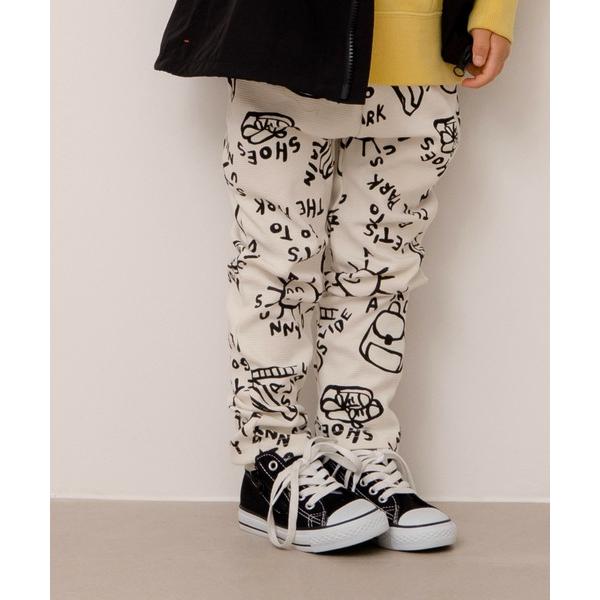 ZOZO問い合わせ番号:101285849ショップ:MAKE YOUR DAY，メイクユアデイブランド:MAKE YOUR DAY，メイクユアデイ商品名:ピクニックデー総柄リブパンツ■80〜140cmカテゴリ:パンツ>スウェットパンツ...