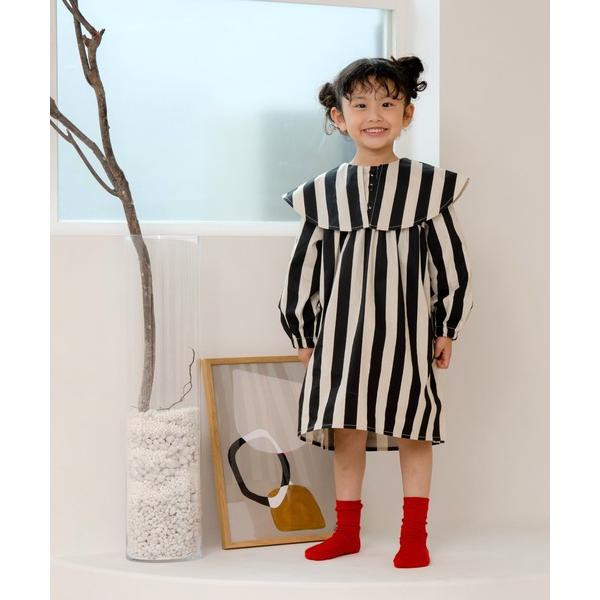 ZOZO問い合わせ番号:101285854ショップ:MAKE YOUR DAY，メイクユアデイブランド:MAKE YOUR DAY，メイクユアデイ商品名:ビッグカラーストライプワンピース■80〜140cmカテゴリ:ワンピース/ドレス>...