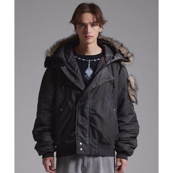 ZOZO問い合わせ番号:101286013ショップ:EMMA CLOTHES，エマ クローズブランド:GRANCY，グランシー商品名:【GRANCY】ファーポケットデザインフェードN2Bジャケット / Furpocket Design Fa...