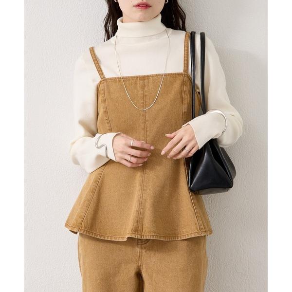 ZOZO問い合わせ番号:101286064ショップ:mystic，ミスティックブランド:mystic，ミスティック商品名:【3色展開/SET UPスタイルにも◎】ペプラムデニムビスチェカテゴリ:トップス>シャツ/ブラウスブランド品番:...