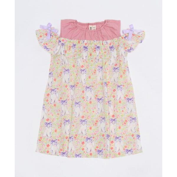 『タイムセール実施中』参考価格：8，250円発売時期：2022年03月コンディション：A（使用感なし）数回使用した程度で使用感が感じられないアイテム参考商品名：ハナネコリボンＰＴオフショルダーワンピース参考品番：1222-02060-1【商...