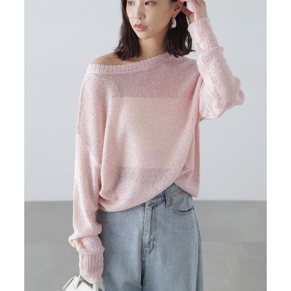 『セール実施中』参考価格：6，490円発売時期：2025年02月コンディション：B（目立つ使用感なし）使用感が少ない、または気にならないアイテム脇・袖口：ほつれ参考商品名：◆［MFM］きらきらスパンコールニット参考品番：131-517005...