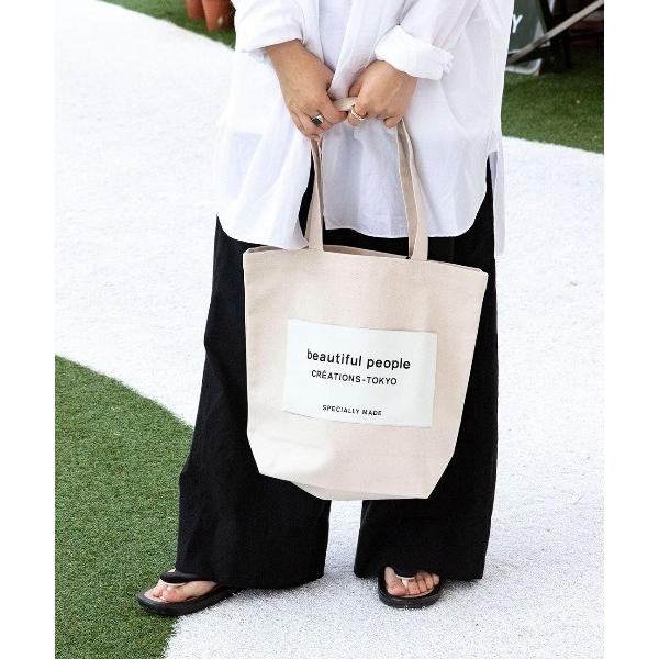 『セール実施中』参考価格：9，900円発売時期：2024年04月コンディション：C（やや使用感あり）使用感があり、やや気になる傷や汚れがあるアイテム持ち手：汚れ参考商品名：beautiful people bp big name tote ...