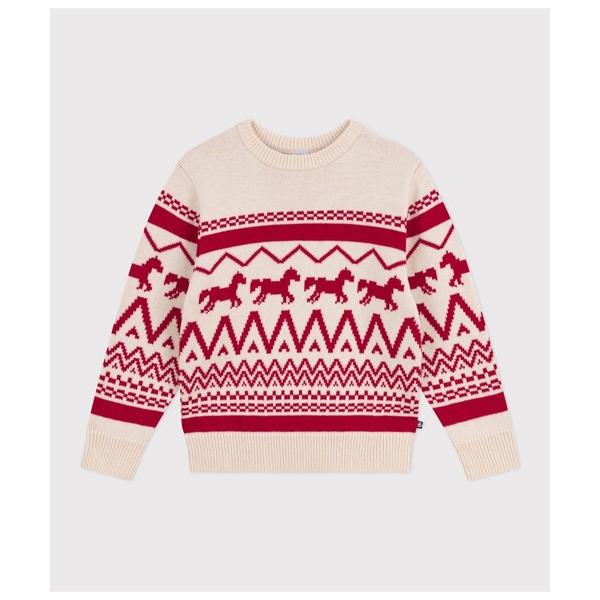 ZOZO問い合わせ番号:101317555ショップ:PETIT BATEAU，プチバトーブランド:PETIT BATEAU，プチバトー商品名:ニットプルオーバーカテゴリ:トップス>ニット/セーターブランド品番:A0EGHB素材:55%...