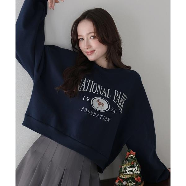 ZOZO問い合わせ番号:101318088ショップ:BLUEEAST，ブルーイーストブランド:BLUEEAST，ブルーイースト商品名:裏起毛ディア刺繍スウェットカテゴリ:トップス>スウェットブランド品番:512522-1897素材:綿...