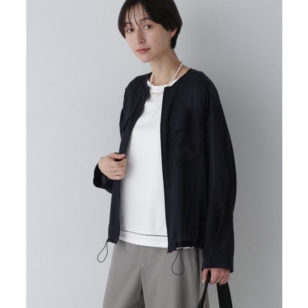 『タイムセール実施中』参考価格：28，600円発売時期：2024年07月コンディション：A（使用感なし）数回使用した程度で使用感が感じられないアイテム参考商品名：◆キュプラコットンジップアップブルゾン参考品番：077-4255800【商品に...