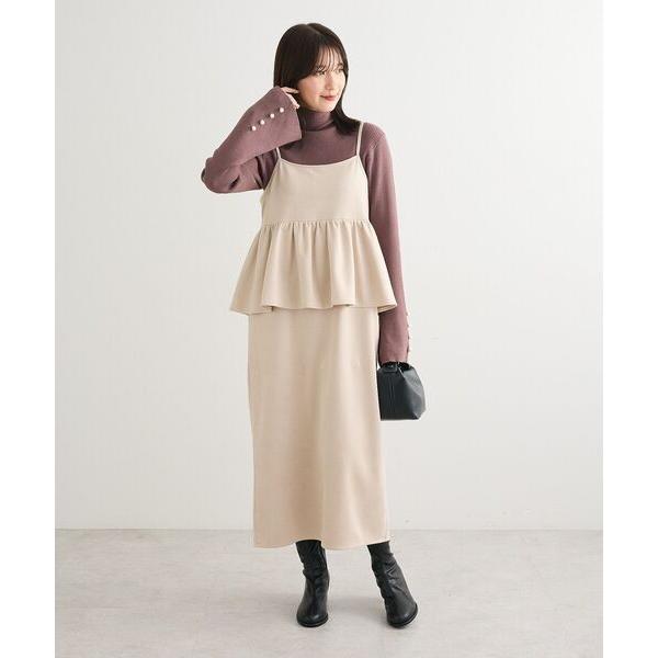 『タイムセール実施中』ZOZO問い合わせ番号:101349396ショップ:Green Parks，グリーンパークスブランド:Green Parks，グリーンパークス商品名:スウェードポンチペプラムキャミワンピースカテゴリ:ワンピース/ドレス...