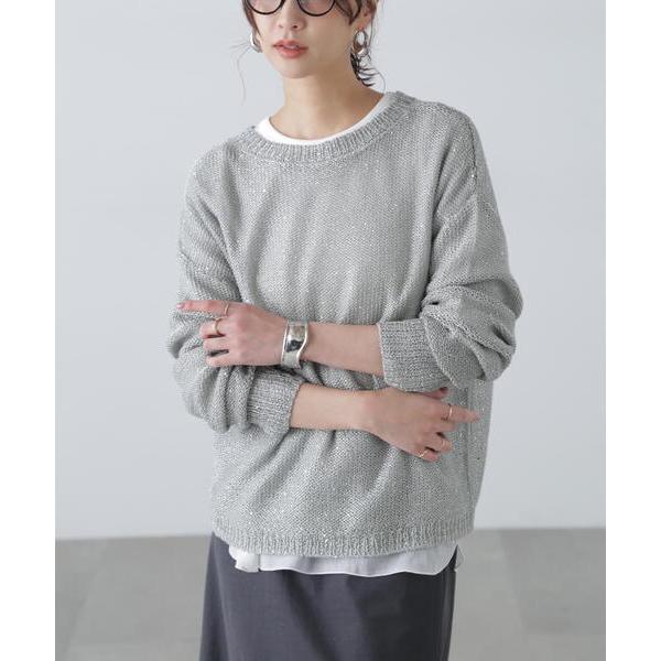 『セール実施中』参考価格：6，490円発売時期：2025年02月コンディション：A（使用感なし）数回使用した程度で使用感が感じられないアイテム参考商品名：◆［MFM］きらきらスパンコールニット参考品番：131-5170054【商品に関する注...