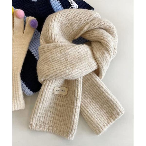 『セール実施中』ZOZO問い合わせ番号:101381113ショップ:FRP，エフアールピーブランド:MAISON DE THERESE，メゾン ド テレーズ，FRP，エフアールピー商品名:無地 ニット ショートマフラー カップルカテゴリ:フ...