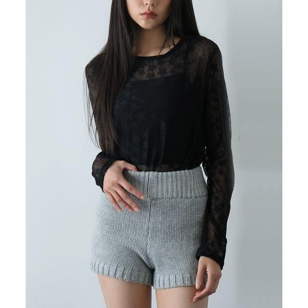 『タイムセール実施中』ZOZO問い合わせ番号:101412855ショップ:Ulysses，ユリシスブランド:Ulysses，ユリシス商品名:星柄シアーカットソーカテゴリ:トップス>Tシャツ/カットソーブランド品番:DSY25W073素...