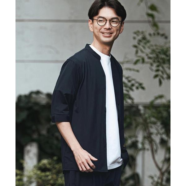 ZOZO問い合わせ番号:101413049ショップ:CMB by CAMBIO，シーエムビー バイ カンビオブランド:CALL&amp;RESPONSE，コールアンドレスポンス商品名:mhs2466- 五分袖バンドカラーシャツ-KOKAGE...