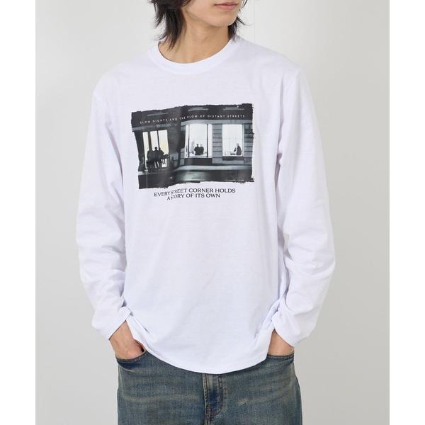 『タイムセール実施中』ZOZO問い合わせ番号:101413138ショップ:Mac-House，マックハウスブランド:Mac-House，マックハウス商品名:T-GRAPHICS フォトプリント長袖Ｔシャツカテゴリ:トップス>Tシャツ/...