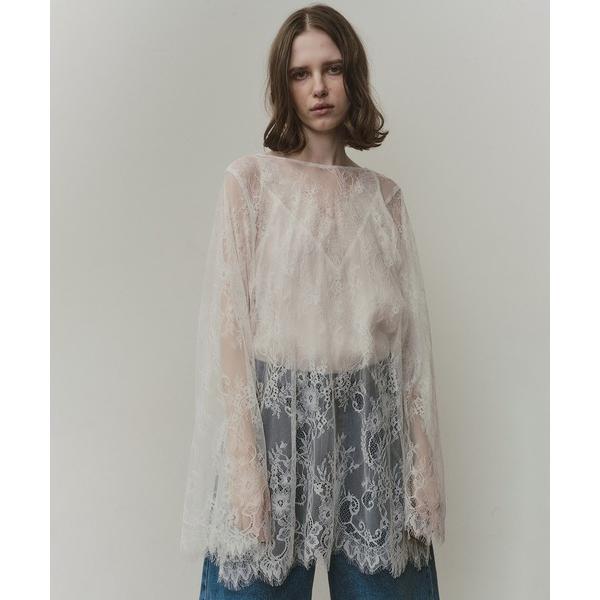 ZOZO問い合わせ番号:101413369ショップ:19 roots studio，ナインティーン ルーツ スタジオブランド:LA BELLE ETUDE，ラベルエチュード商品名:2WAY総レースVネックオーバーTOPSカテゴリ:トップス&...