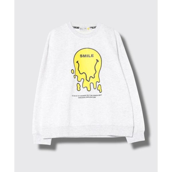『タイムセール実施中』ZOZO問い合わせ番号:101413599ショップ:Mac-House，マックハウスブランド:Mac-House，マックハウス商品名:Simplify スマイルプリントトレーナーカテゴリ:トップス>スウェットブラ...