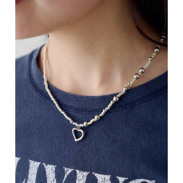 ZOZO問い合わせ番号:101414706ショップ:Kastane，カスタネブランド:Kastane，カスタネ商品名:【fiw.】ハートビーズネックレスカテゴリ:アクセサリー>ネックレスブランド品番:KAF1052418A0004素材...