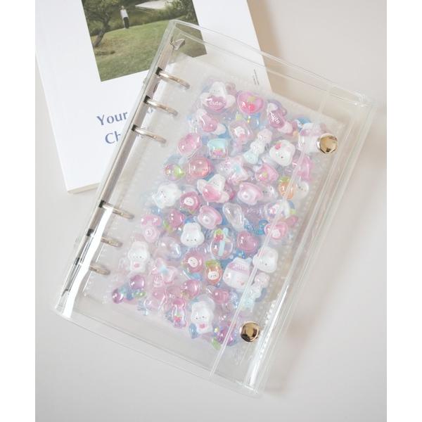 ZOZO問い合わせ番号:101414712ショップ:Port，ポートブランド:Jelly moo，ジェリームー商品名:【 Jelly moo / ジェリームー 】 A6サイズ クリアバインダー シール手帳 ( 10リフィル付き )カテゴリ:...