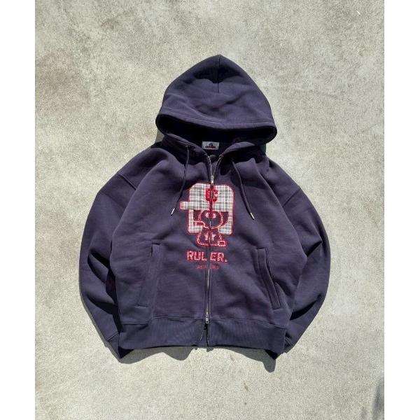ZOZO問い合わせ番号:101415653ショップ:BROKEN BASE，ブロークンベースブランド:centimeter，センチメーター商品名:Boxy ruler front zip hoodieカテゴリ:トップス>パーカーブラン...