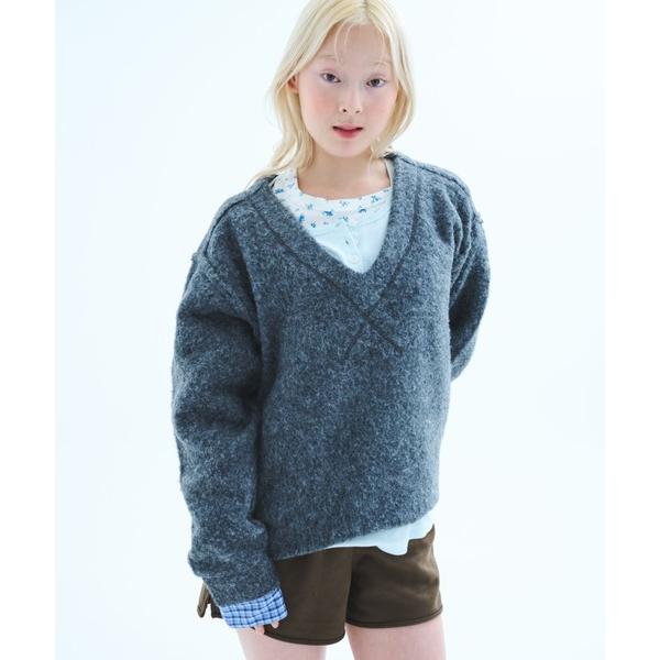 ZOZO問い合わせ番号:101416835ショップ:common gull products.，コモンガルプロダクツブランド:common gull products.，コモンガルプロダクツ商品名:深眠のVニットカテゴリ:トップス>ニ...