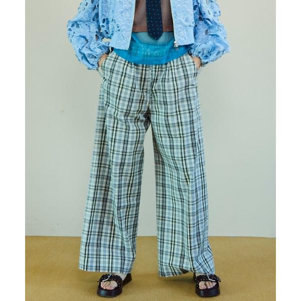 ZOZO問い合わせ番号:101446881ショップ:MAISON SPECIAL，メゾン スペシャルブランド:MAISON SPECIAL，メゾンスペシャル商品名:Multi-Color Easy Check Pants/マルチカラーイージ...