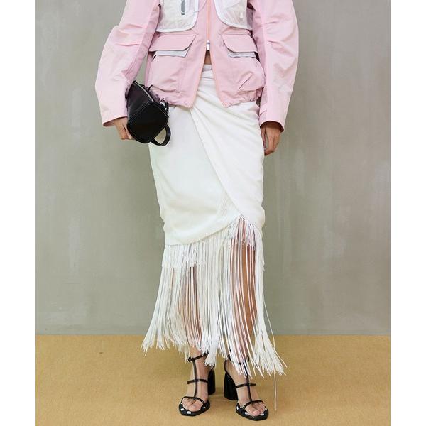 ZOZO問い合わせ番号:101446909ショップ:MAISON SPECIAL，メゾン スペシャルブランド:MAISON SPECIAL，メゾンスペシャル商品名:Multi-Way Layered Twist Fringe Skirt/マ...