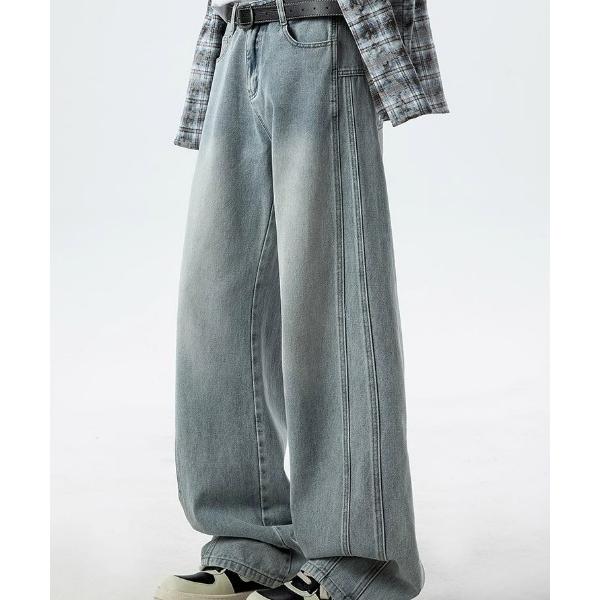 『セール実施中』ZOZO問い合わせ番号:101447165ショップ:REBALANCE，リバランスブランド:REBALANCE，リバランス商品名:ルーズストレートデザインデニムカテゴリ:パンツ>デニムパンツブランド品番:OF02564...