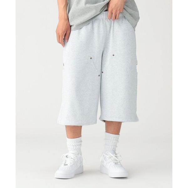 ZOZO問い合わせ番号:101447303ショップ:BEAMS MEN，ビームス メンブランド:BEAMS，ビームス商品名:Double Knee Sweat Shortsカテゴリ:パンツ>スウェットパンツブランド品番:11-25-1...