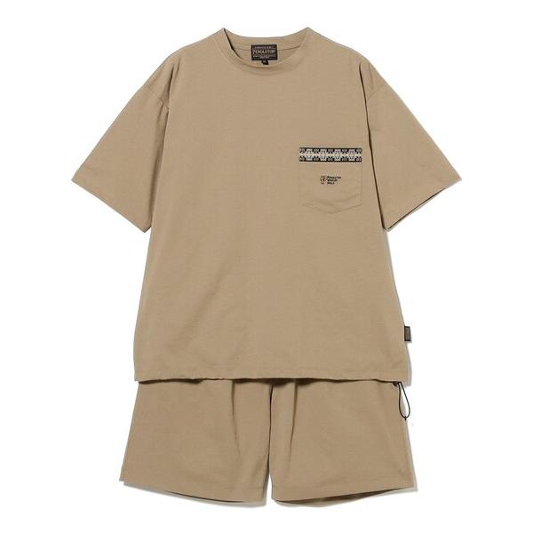 ZOZO問い合わせ番号:101447325ショップ:BEAMS MEN，ビームス メンブランド:BRILLA per il gusto，ブリッラペルイルグースト商品名:PENDLETON / Tシャツ・ショーツ セットアップカテゴリ:トップ...