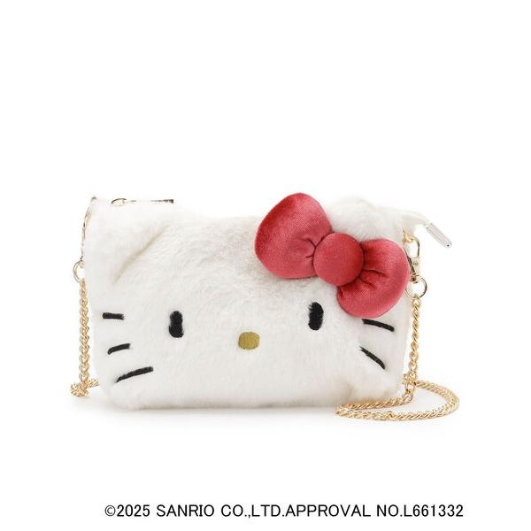 『タイムセール実施中』ZOZO問い合わせ番号:101447606ショップ:SHOO・LA・RUE，シューラルーブランド:sanrio，サンリオ，SHOO・LA・RUE，シューラルー商品名:【ハローキティ】2WAYフェイクファーポシェットカテ...
