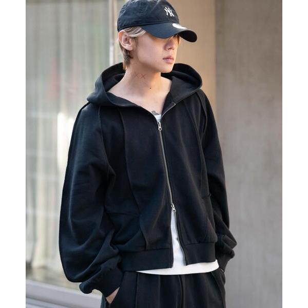 『セール実施中』ZOZO問い合わせ番号:101448004ショップ:WEGO，ウィゴーブランド:WEGO，ウィゴー商品名:WEGO/【26年春夏新作】スウィッチングZIPパーカーカテゴリ:トップス>パーカーブランド品番:WE26SS1...