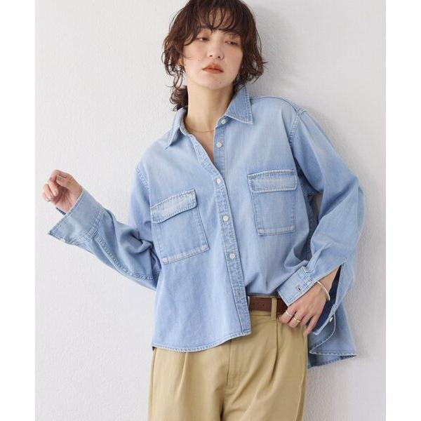 ZOZO問い合わせ番号:101448213ショップ:RIVE DROITE，リヴドロワブランド:RIVE DROITE，リヴドロワ商品名:【RIMH（リムエイチ）】バックフレアショートシャツカテゴリ:トップス>シャツ/ブラウスブランド...