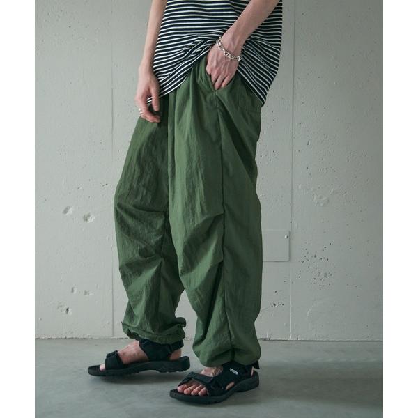 『タイムセール実施中』ZOZO問い合わせ番号:101448451ショップ:MAISON CLUB，メゾンクラブブランド:MAISON CLUB，メゾンクラブ商品名:【MAISON CLUB】ナイロンワッシャー裏メッシュパラシュートパンツ 0...