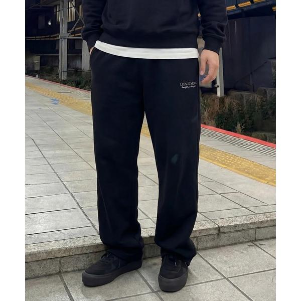 『タイムセール実施中』ZOZO問い合わせ番号:101448452ショップ:MAISON CLUB，メゾンクラブブランド:MAISON CLUB，メゾンクラブ商品名:【MAISON CLUB】ワンポイント刺繍スウェットパンツ LESS IS ...