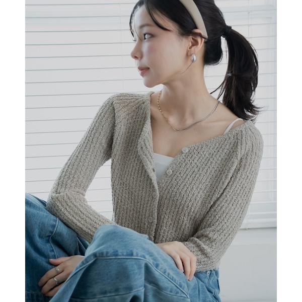 『タイムセール実施中』ZOZO問い合わせ番号:101448705ショップ:nissen，ニッセンブランド:Petitjo，プッチージョ商品名:小さいサイズ　スラブニットカーディガン　低身長さん・小柄女性カテゴリ:トップス>カーディガン...