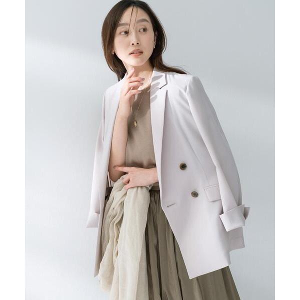 『タイムセール実施中』ZOZO問い合わせ番号:101449625ショップ:UNTITLED，アンタイトルブランド:UNTITLED，アンタイトル商品名:【接触冷感/UVカット/洗える】エアリー ダブルブレストジャケットカテゴリ:ジャケット/...