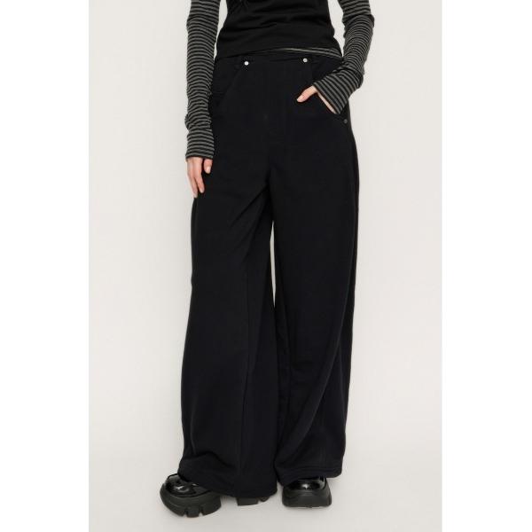 ZOZO問い合わせ番号:101449665ショップ:SLY，スライブランド:SLY，スライ商品名:【完売カラーの再販予約スタート！】DENIM DETAIL SW PT デニムディティール スウェットパンツ 春服【2026SS新作】カテゴリ...