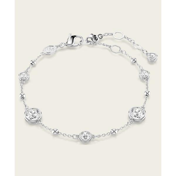 ZOZO問い合わせ番号:101449772ショップ:SWAROVSKI，スワロフスキーブランド:SWAROVSKI，スワロフスキー商品名:「公式」「スワロフスキー」Imber ブレスレット， ラウンドカット， ホワイト， ロジウム・プレーテ...